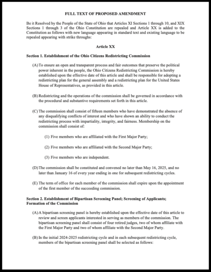 Yes on Issue 1 » Citizens Not Politicians